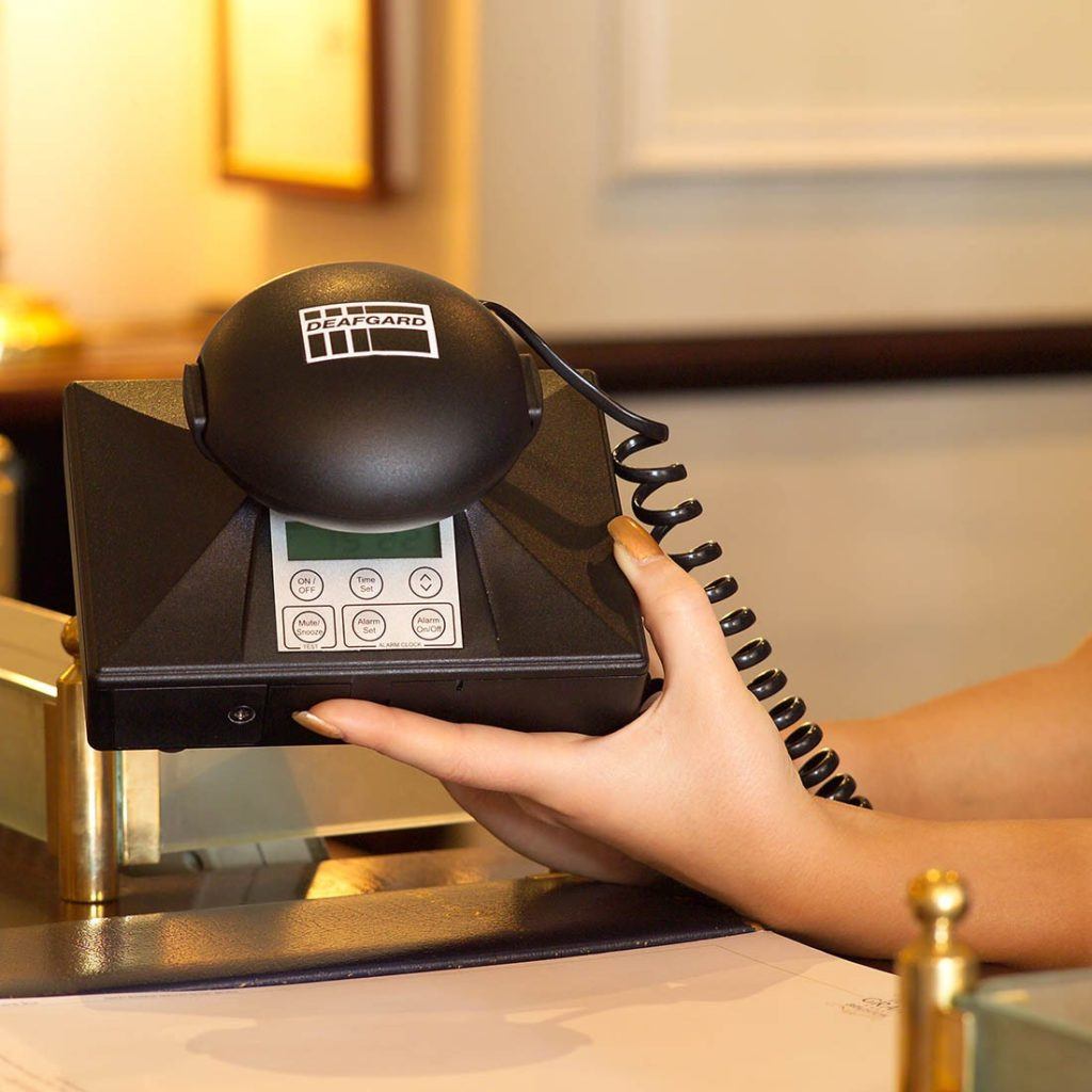 Deafgard Emergency Alarm for Deaf at Home or when Travelling