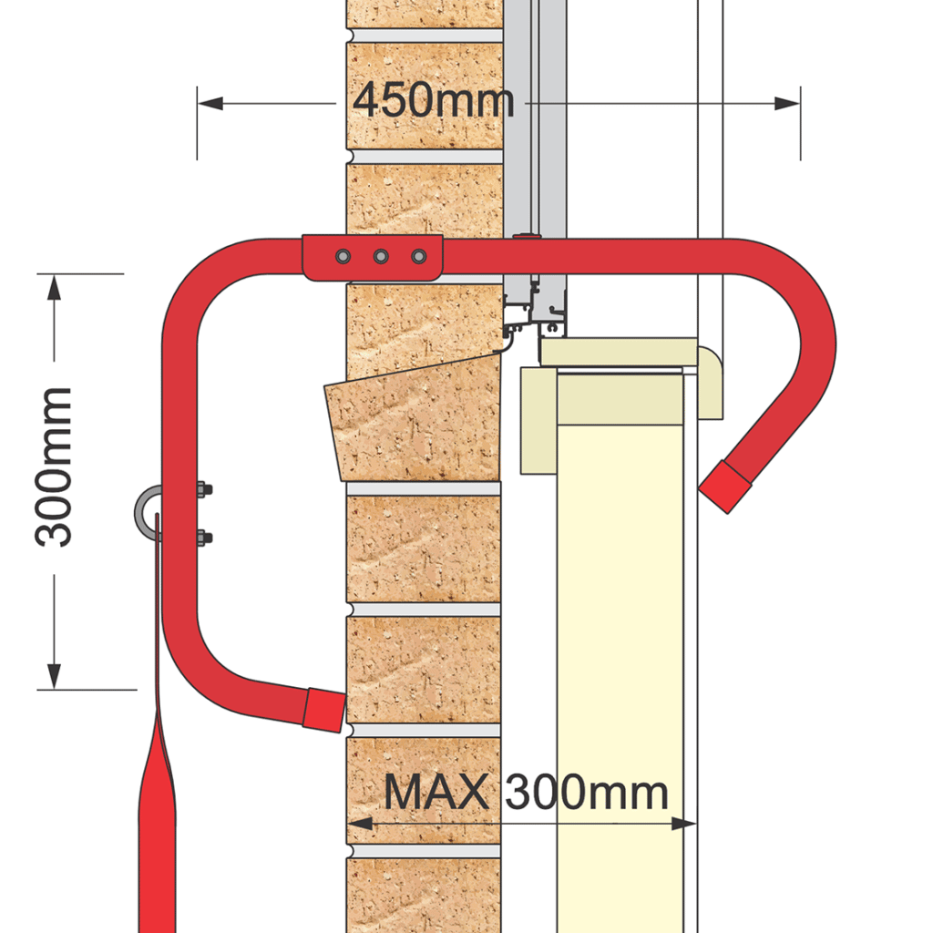5.0M Long 2 Storey Emergency Escape Evacuation Ladder for Fire