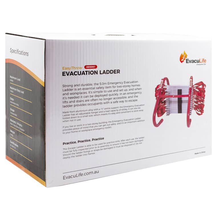 5.0M Long 2 Storey Emergency Escape Evacuation Ladder for Fire